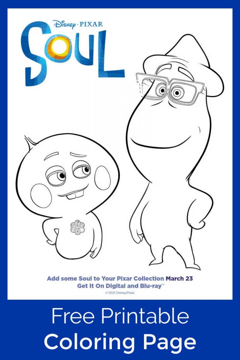 Soul Coloring Page Free Download - Mama Likes This