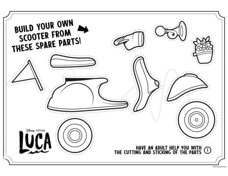 Free Printable Luca Activities Packet - Mama Likes This