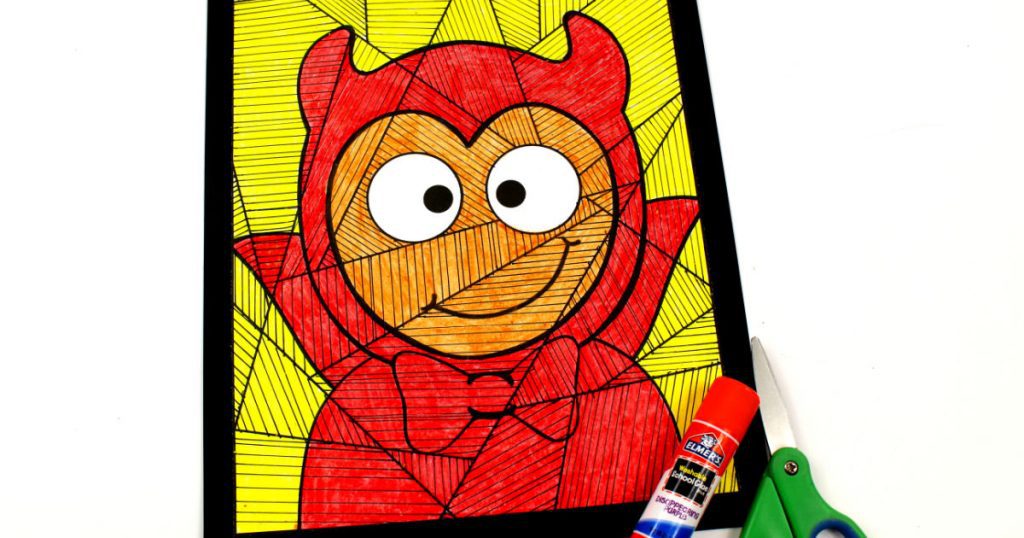 Halloween Devil Child Craft for Kids - Mama Likes This