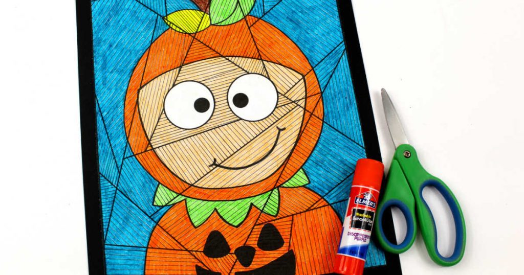 Halloween Pumpkin Child Craft Project - Mama Likes This