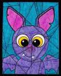 Halloween Bat Coloring Craft for Kids - Mama Likes This