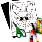 Halloween Bat Coloring Craft for Kids - Mama Likes This