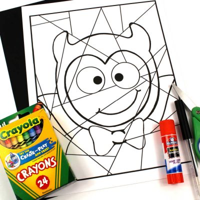 Halloween Devil Child Craft for Kids - Mama Likes This