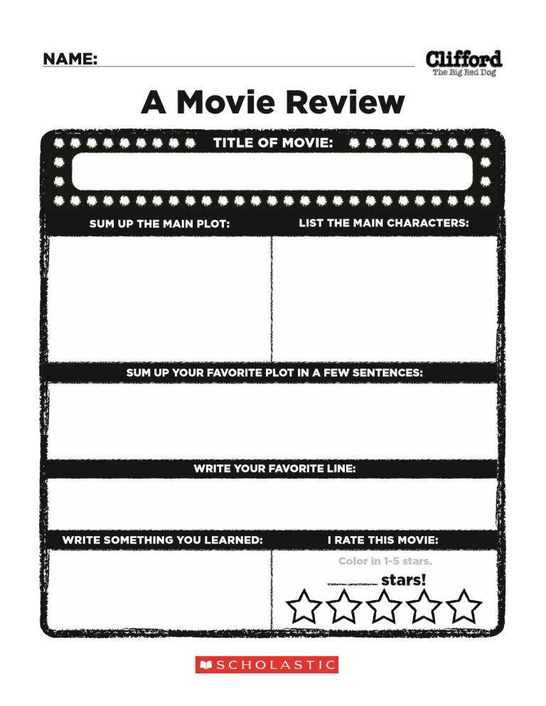 Free Printable Clifford Activities Packet - Mama Likes This