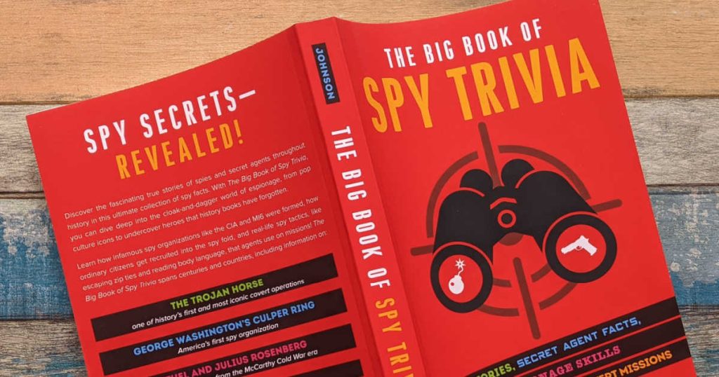The Big Book of Spy Trivia by Bernadette Johnson - Mama Likes This