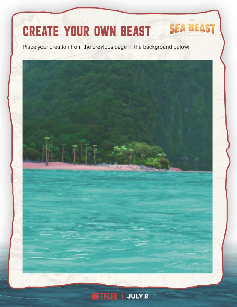 Free Printable Sea Beast Activity Packet - Mama Likes This