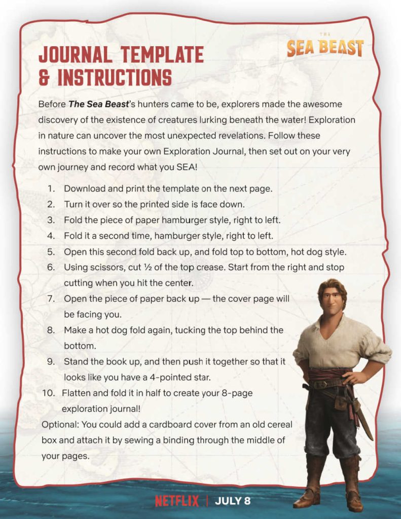 Free Printable Sea Beast Activity Packet - Mama Likes This