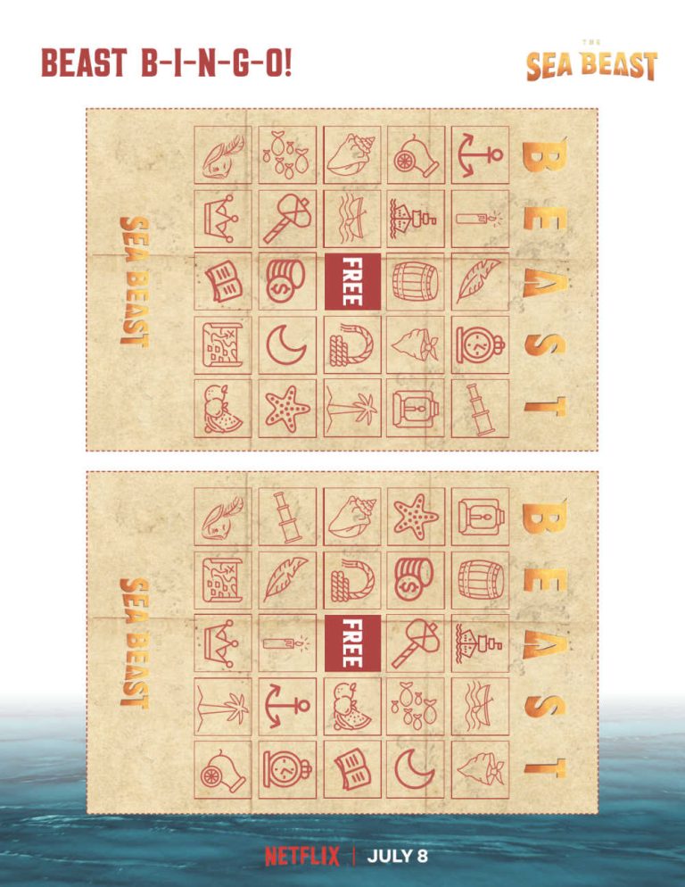 Free Printable Sea Beast Activity Packet - Mama Likes This