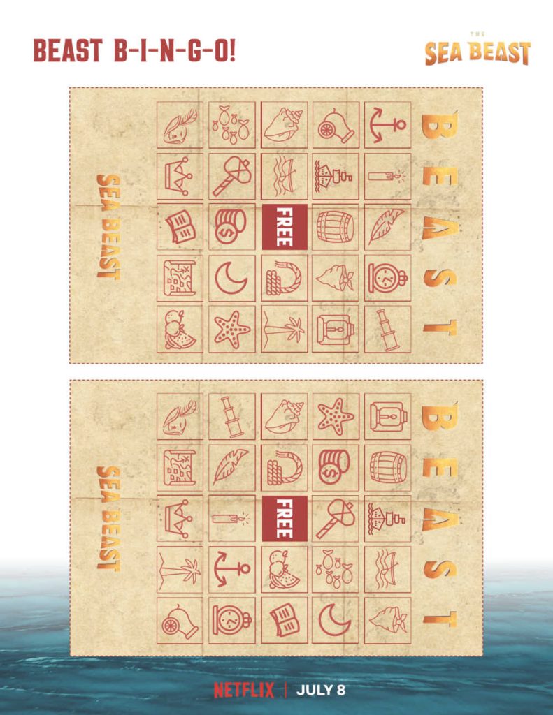 Free Printable Sea Beast Activity Packet - Mama Likes This