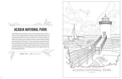 The Art of The National Parks Coloring Book - Mama Likes This