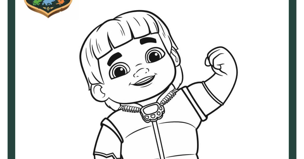 Spirit Rangers Kodi Coloring Page - Mama Likes This