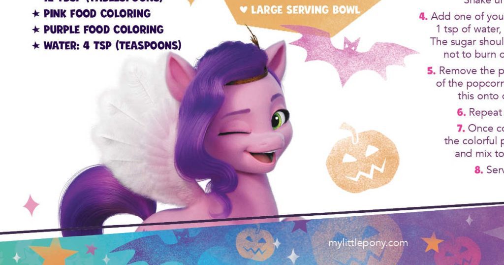 MLP Pink & Purple Popcorn Recipe - Mama Likes This