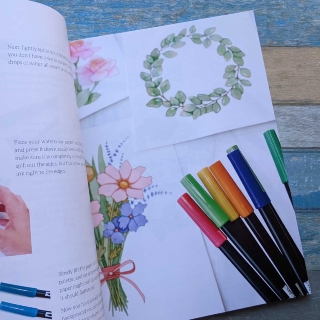 Watercolor With Markers Book - Mama Likes This