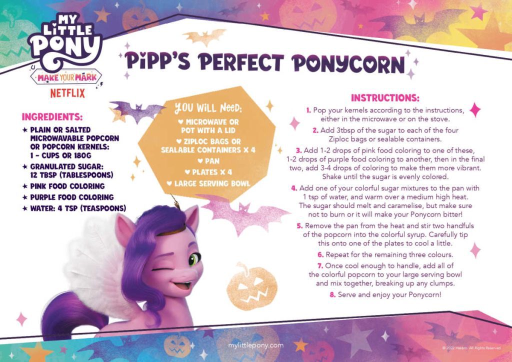 MLP Pink & Purple Popcorn Recipe - Mama Likes This