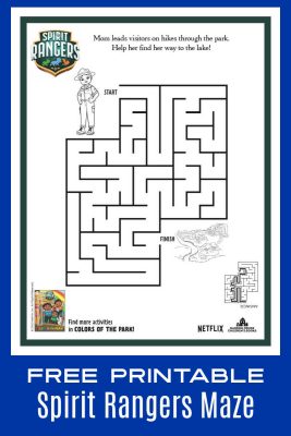 Free Printable Spirit Rangers Maze - Mama Likes This