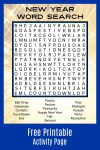 Free Printable New Year Word Search - Mama Likes This