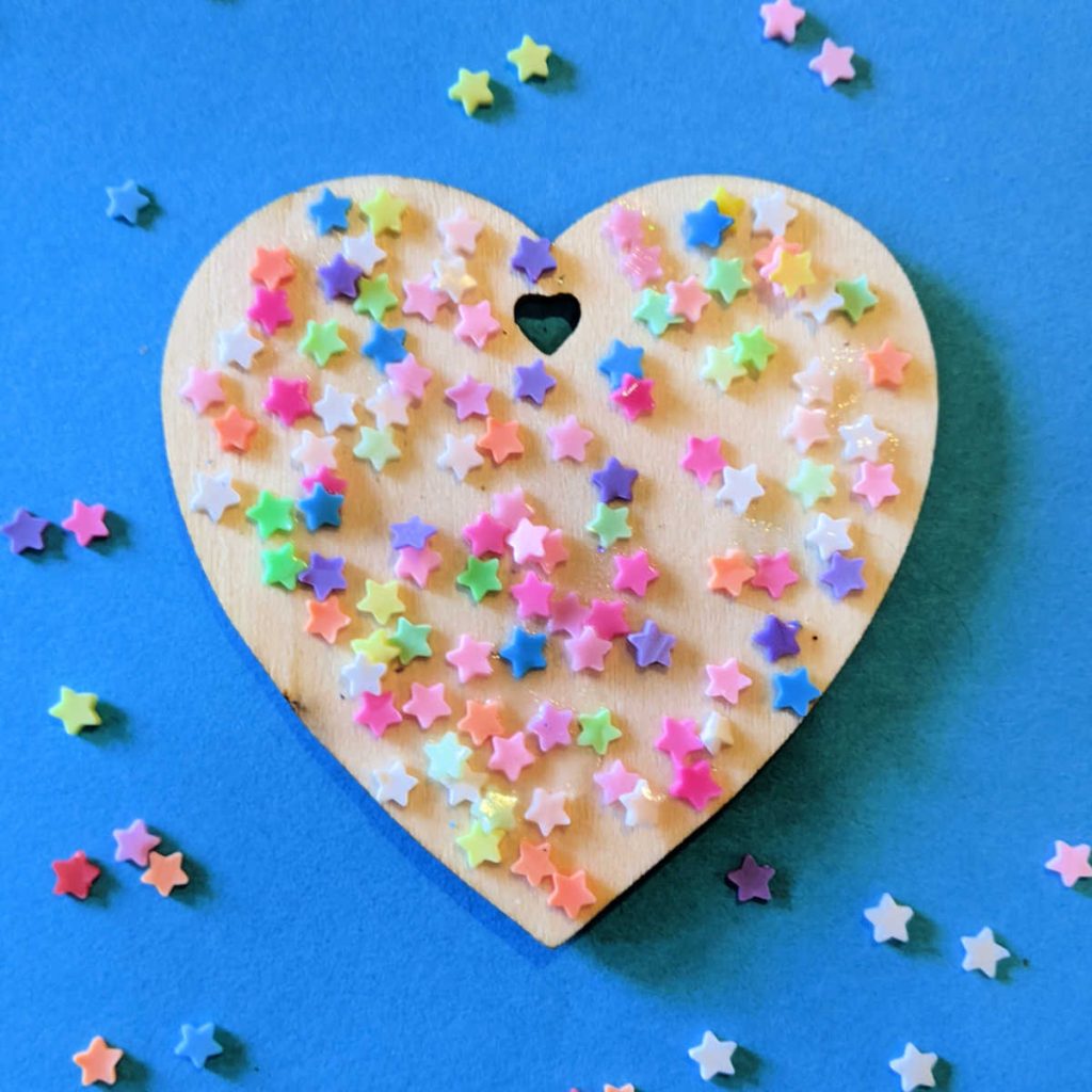 Easy Valentine Super Star Heart Craft - Mama Likes This