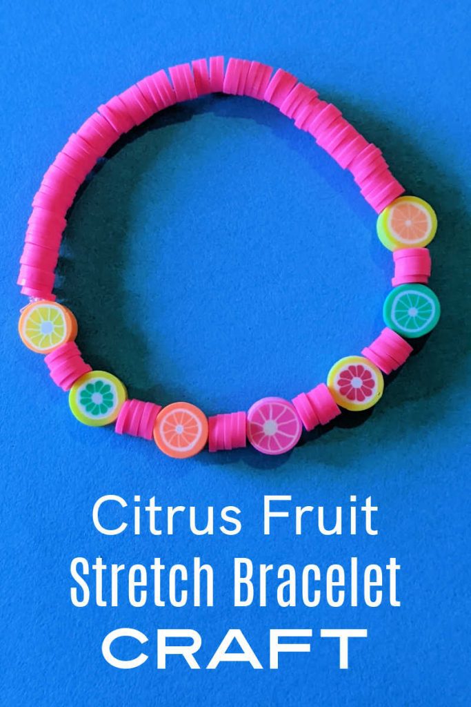 DIY Citrus Fruit Bracelet Craft - Mama Likes This