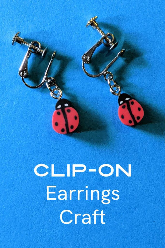 DIY Clip-on Ladybug Earrings Craft - Mama Likes This