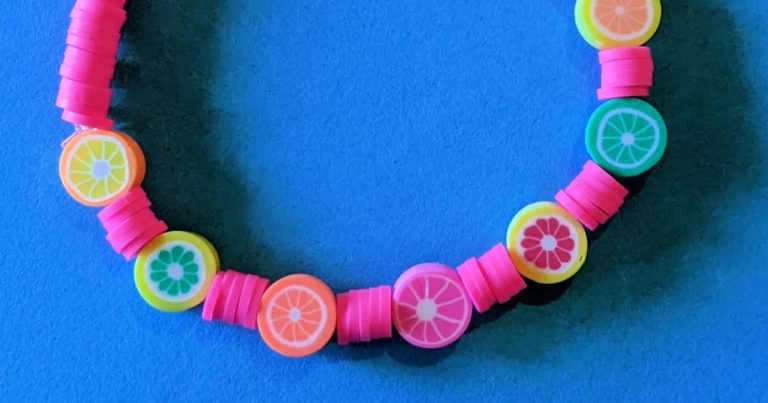 DIY Citrus Fruit Bracelet Craft - Mama Likes This
