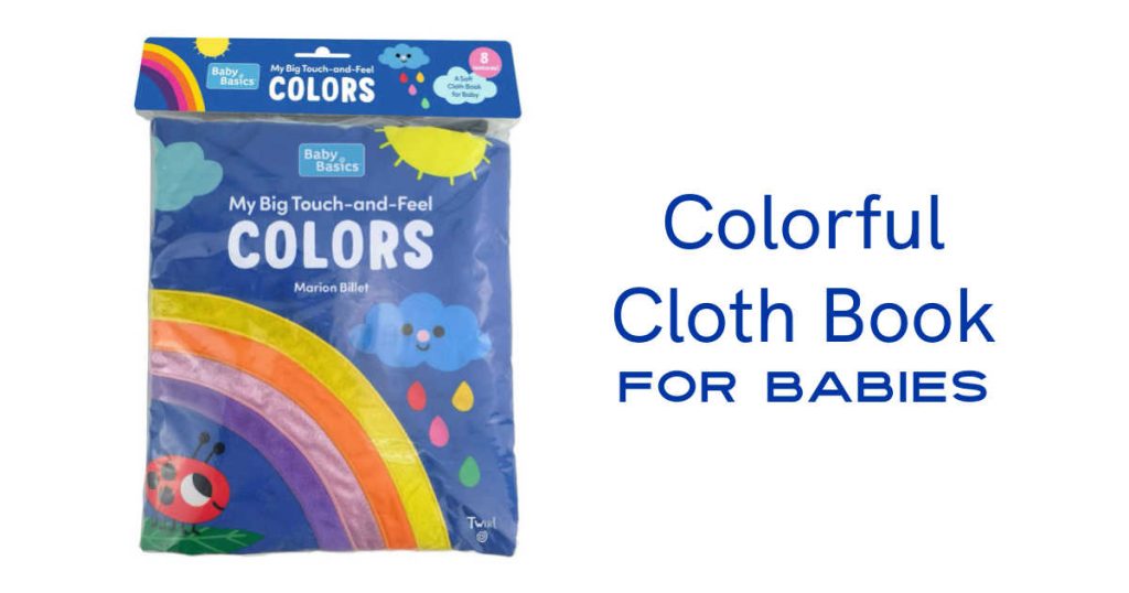 Baby Basics: Colors Cloth Book - Mama Likes This