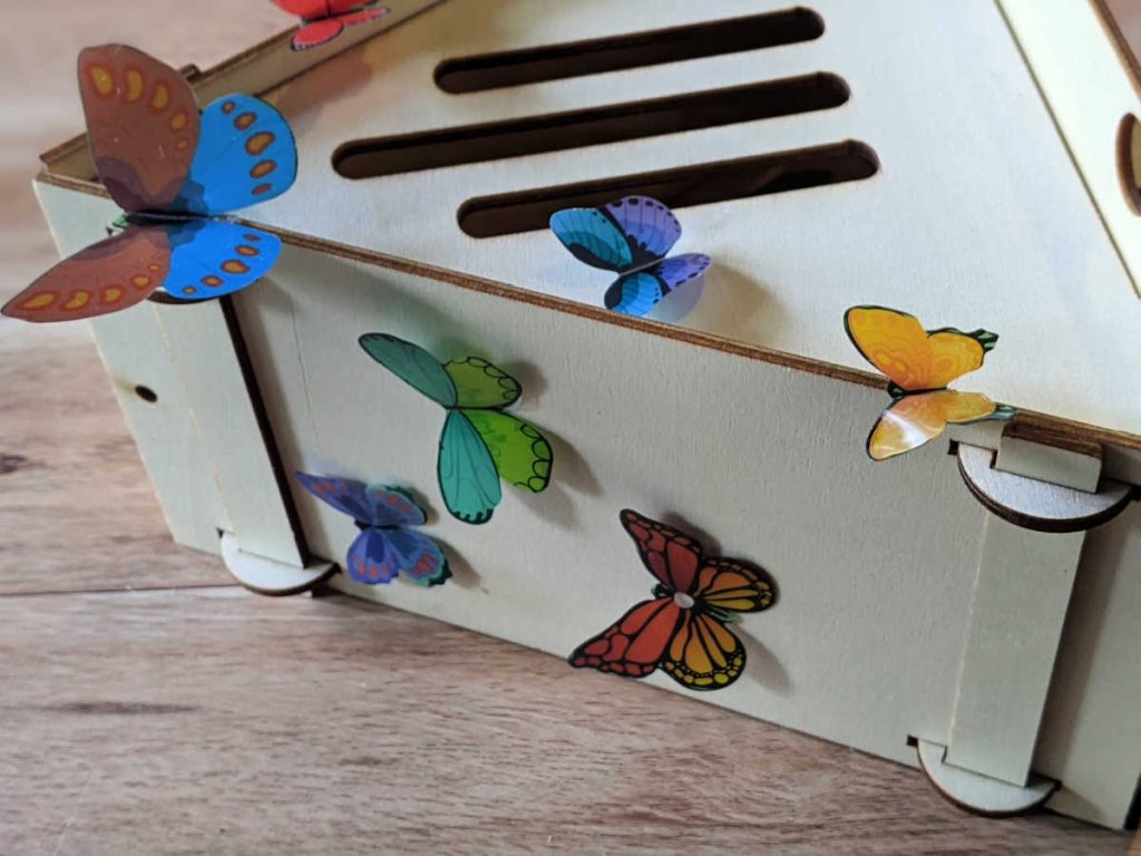 Make An Easy Butterfly House Craft - Mama Likes This