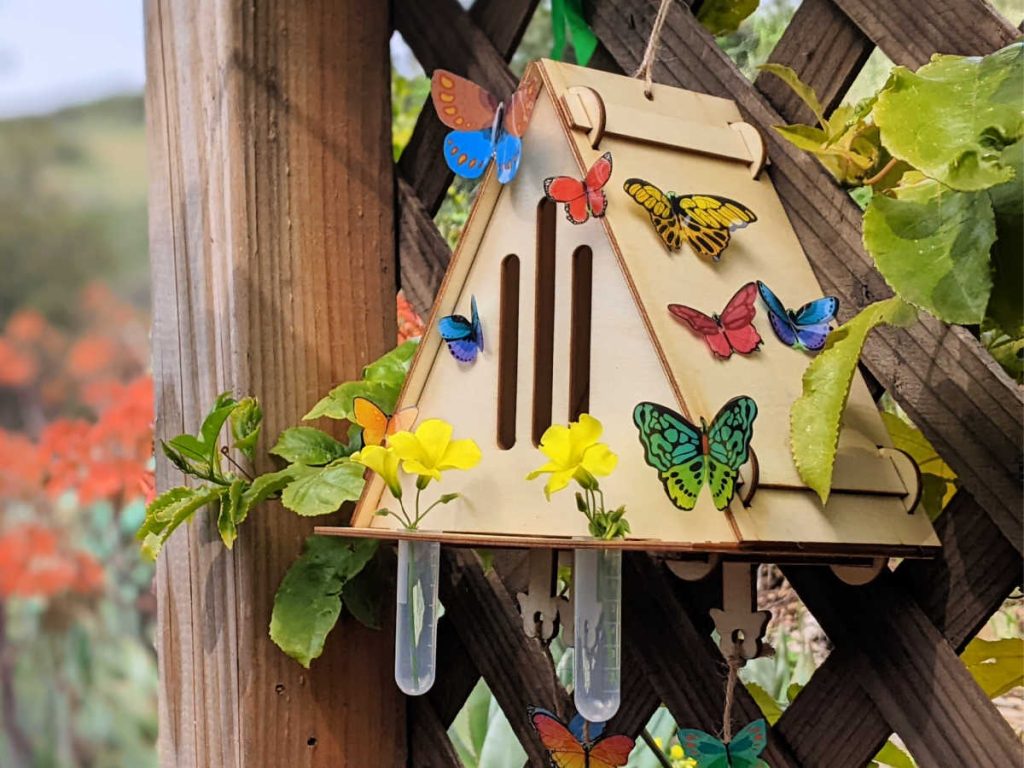 Make An Easy Butterfly House Craft - Mama Likes This