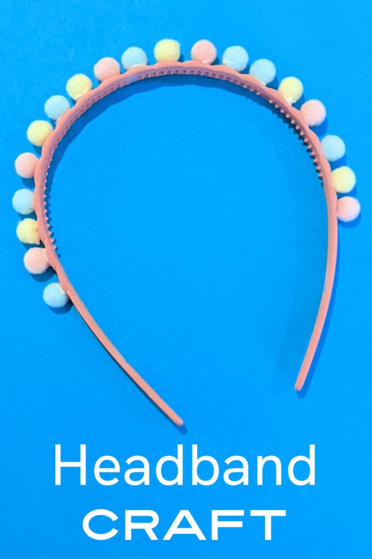 Pom Pom Easter Headband Craft - Mama Likes This