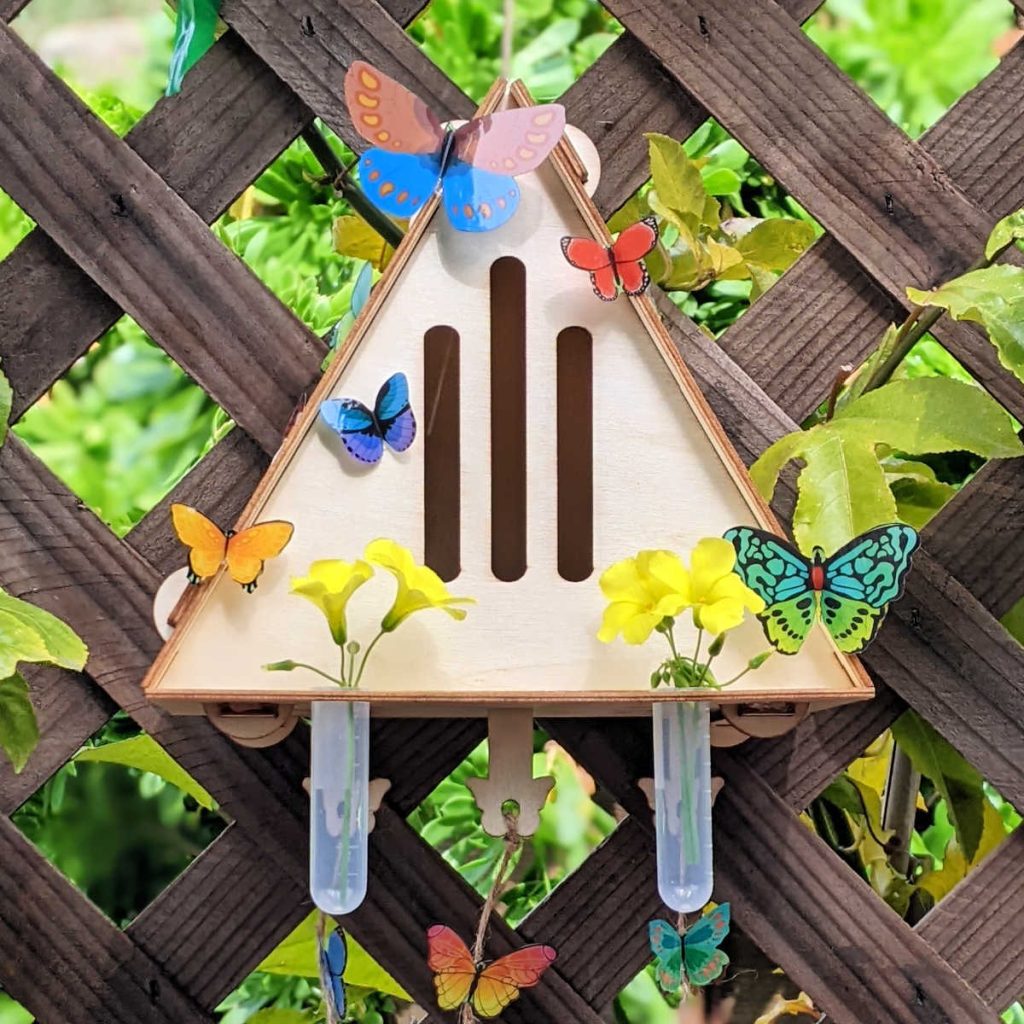 Make An Easy Butterfly House Craft - Mama Likes This