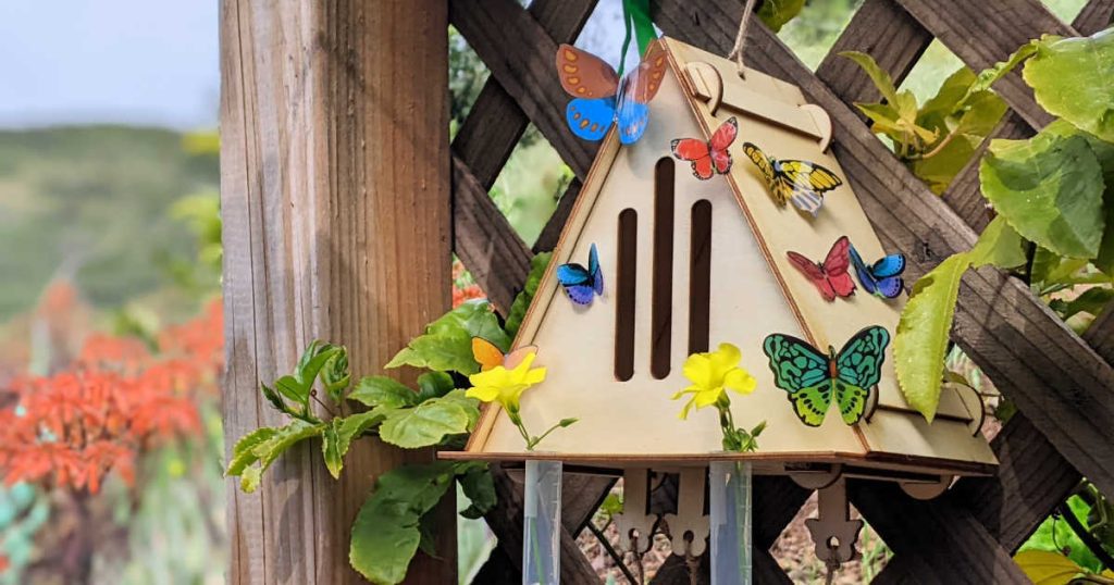 Make An Easy Butterfly House Craft - Mama Likes This