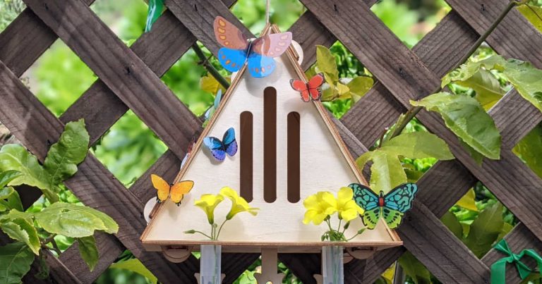 Make An Easy Butterfly House Craft - Mama Likes This
