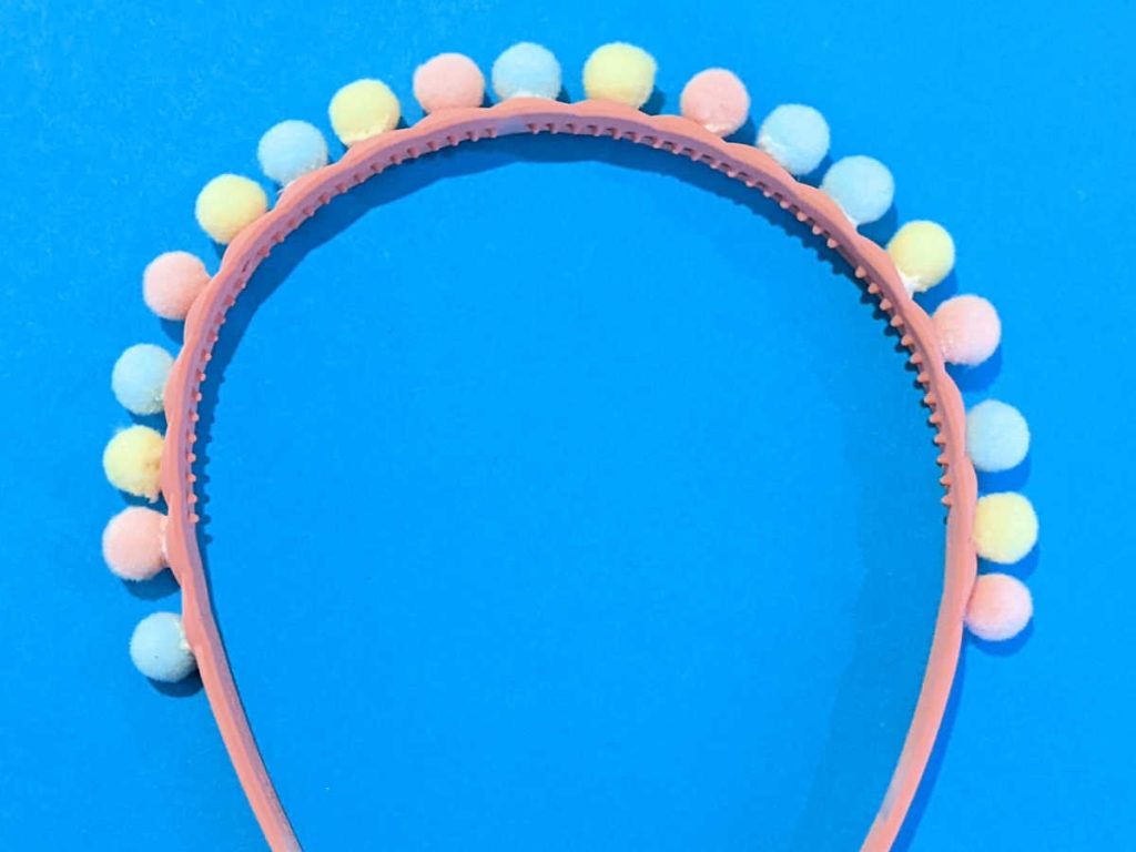 Pom Pom Easter Headband Craft - Mama Likes This