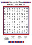 Free Printable Memorial Day Word Search - Mama Likes This