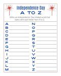 Free Printable Independence Day Word Activity - Mama Likes This