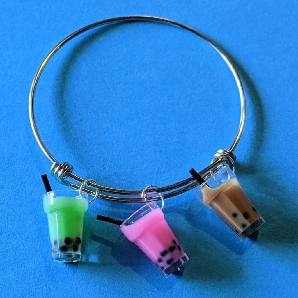 Easy DIY Boba Milk Tea Bangle Bracelet Craft - Mama Likes This