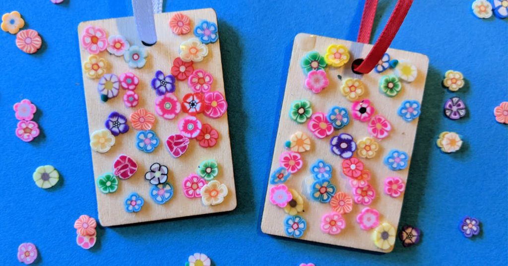 Easy Flower Gift Tag Craft - Mama Likes This