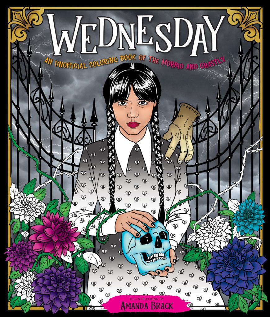Wednesday Coloring Book for Adults and Kids - Mama Likes This