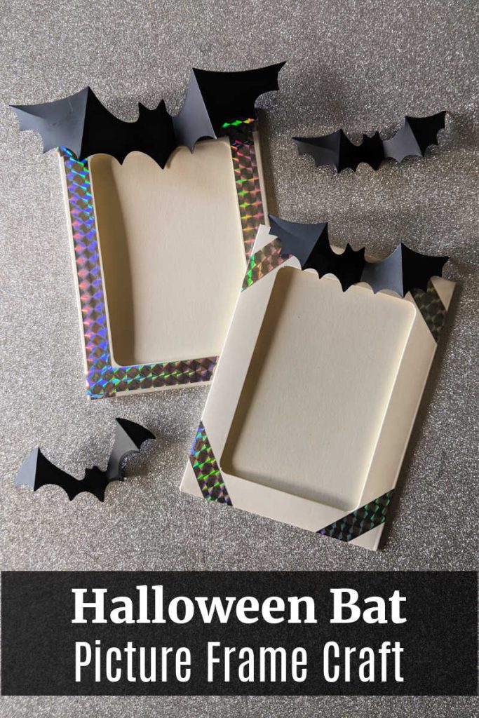 Spooktacular Bat Picture Frame Craft for Halloween - Mama Likes This
