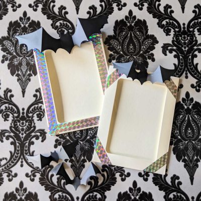 Spooktacular Bat Picture Frame Craft for Halloween - Mama Likes This