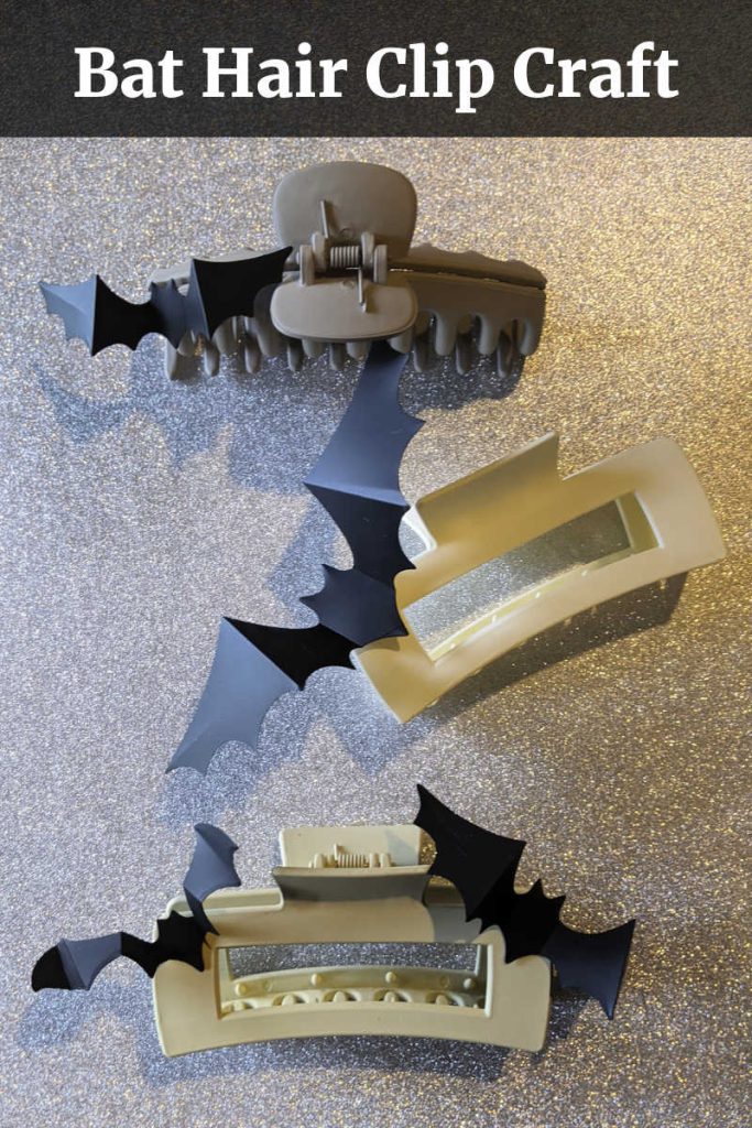 Easy Bat-tastic Halloween Bat Hair Clip Craft - Mama Likes This