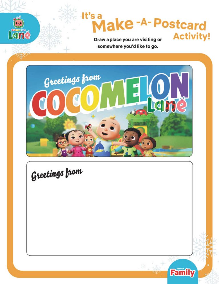 Free Printable CoComelon Lane Activity Pages - Mama Likes This