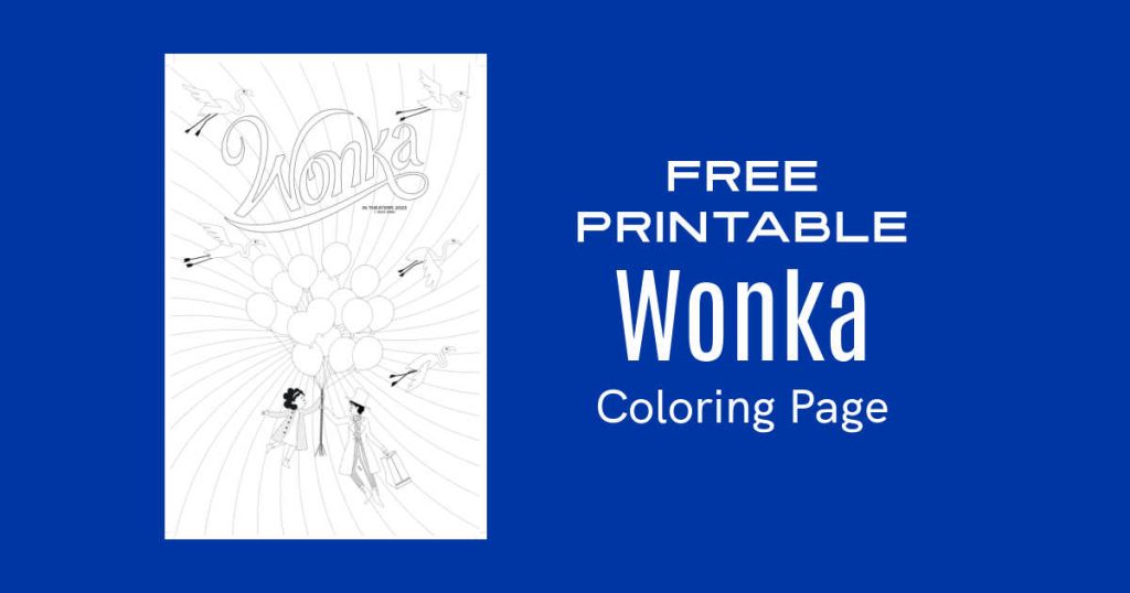 Golden Ticket to Fun! Free Printable Wonka Coloring Page - Mama Likes This