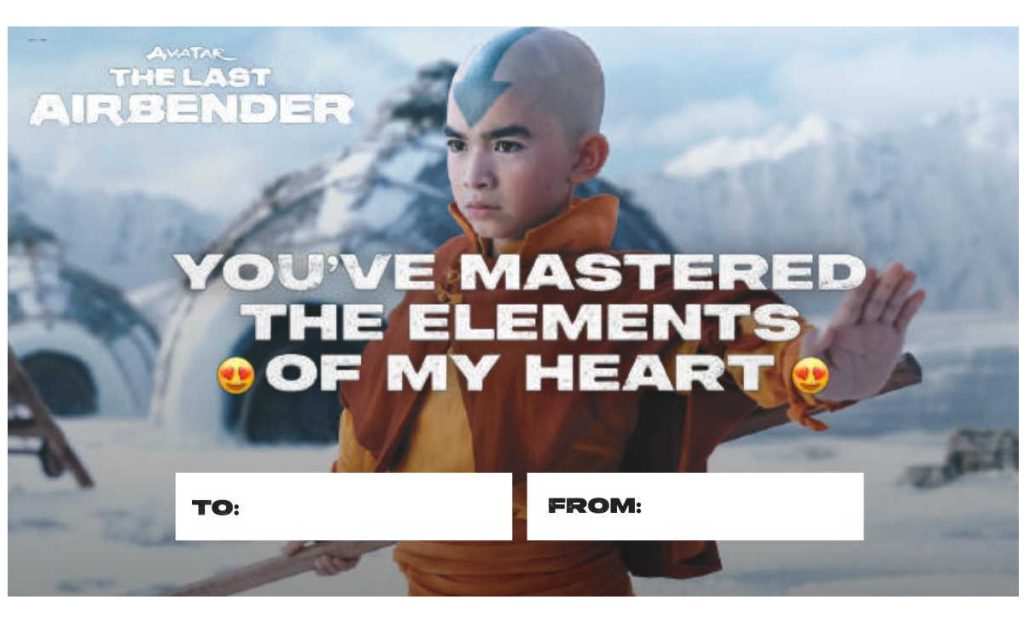 Free Printable Avatar Valentines - Mama Likes This