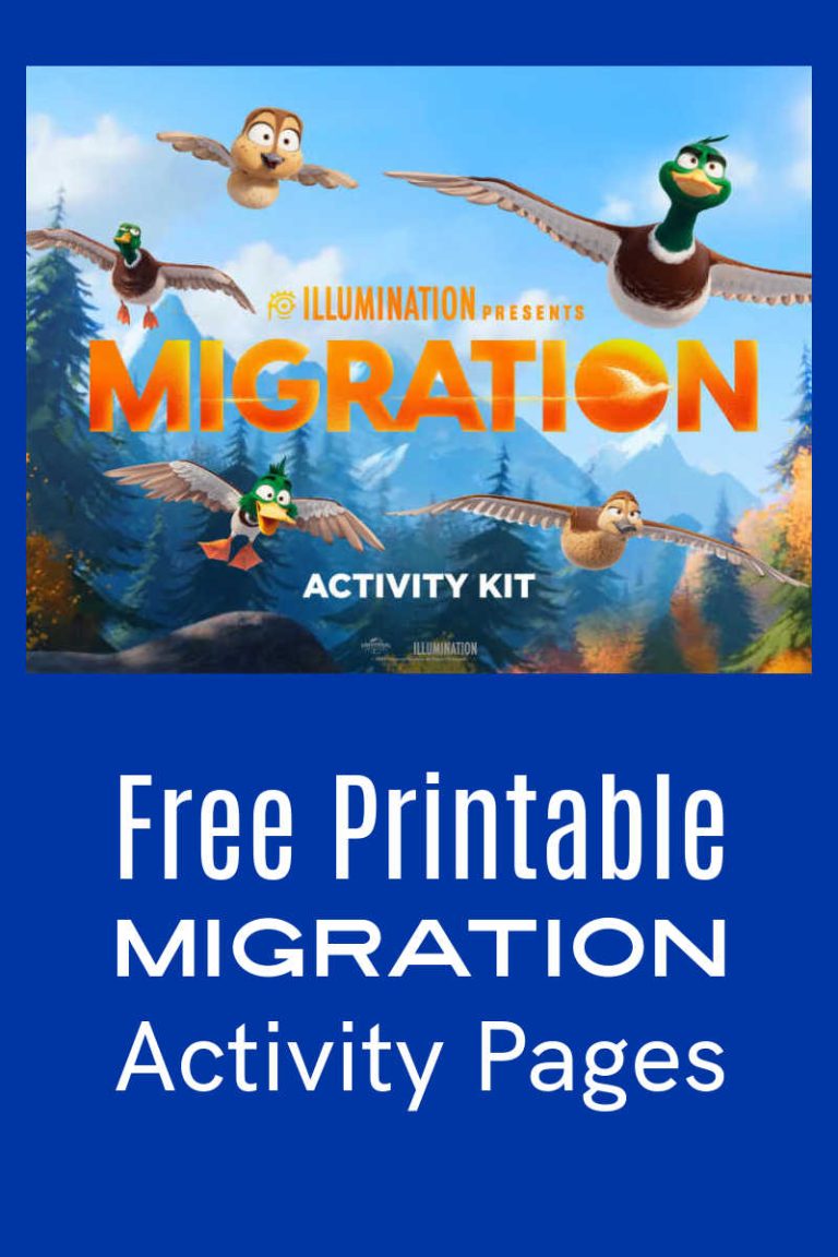 Get Your Free Printable Migration Activity Pages Here! - Mama Likes This