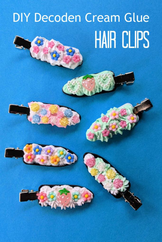 Easy DIY Decoden Hair Clips Craft for Beginners - Mama Likes This