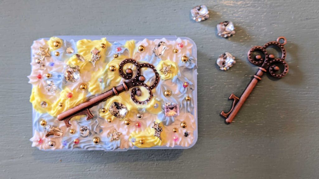 Under the Sea Sparkle: DIY Mermaid Treasure Box Craft - Mama Likes This