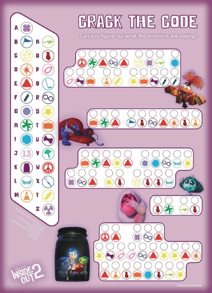 Free Printable Inside Out 2 Activity Pages - Mama Likes This