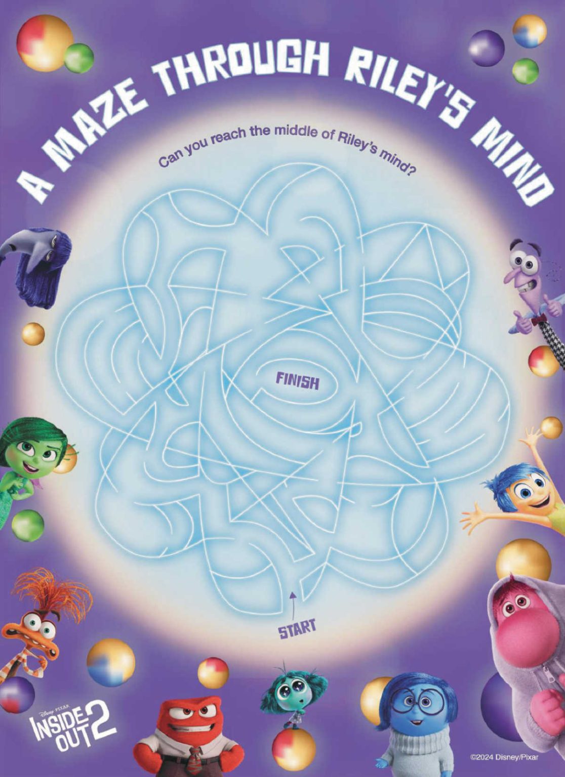 Free Printable Inside Out 2 Activity Pages - Mama Likes This