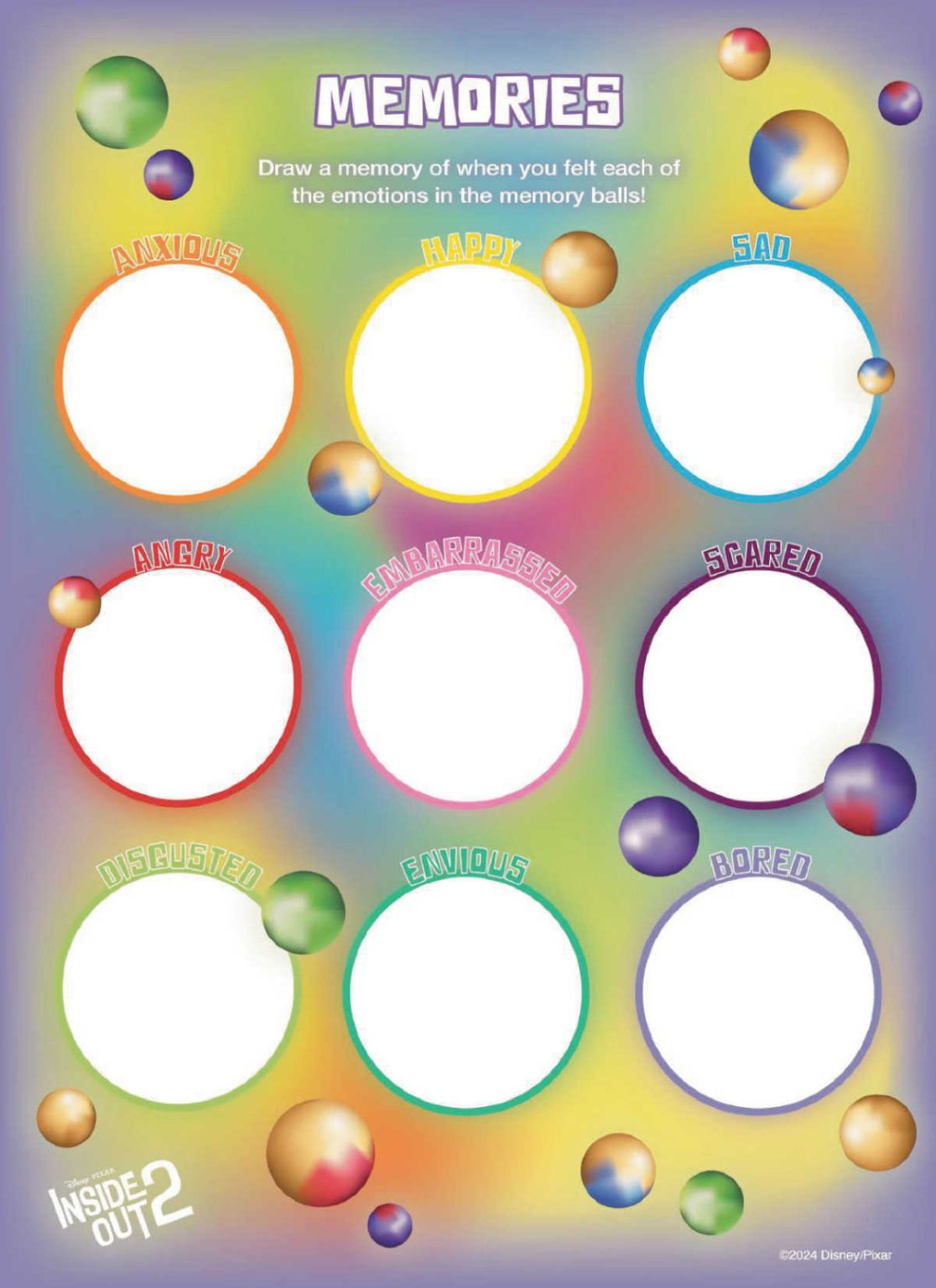 Free Printable Inside Out 2 Activity Pages - Mama Likes This