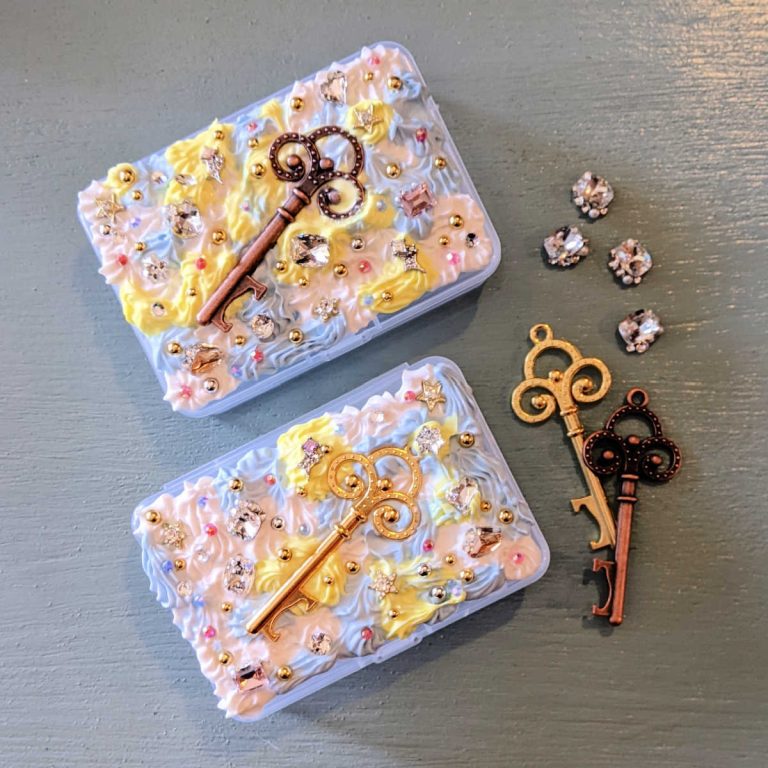 Under the Sea Sparkle: DIY Mermaid Treasure Box Craft - Mama Likes This